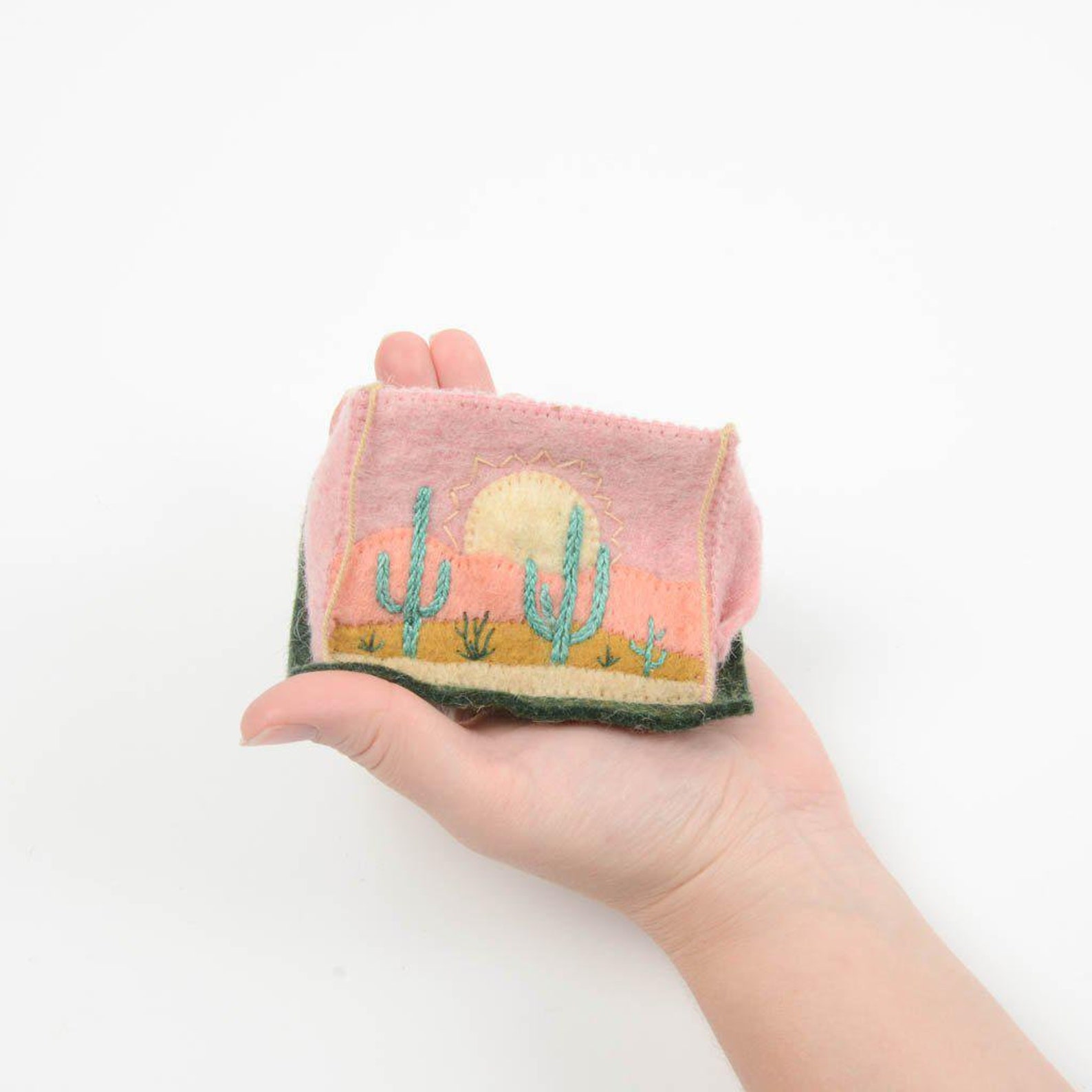 Desert Blessings Tent Ornament, Hand Embroidered Camping Trip Keepsake ...