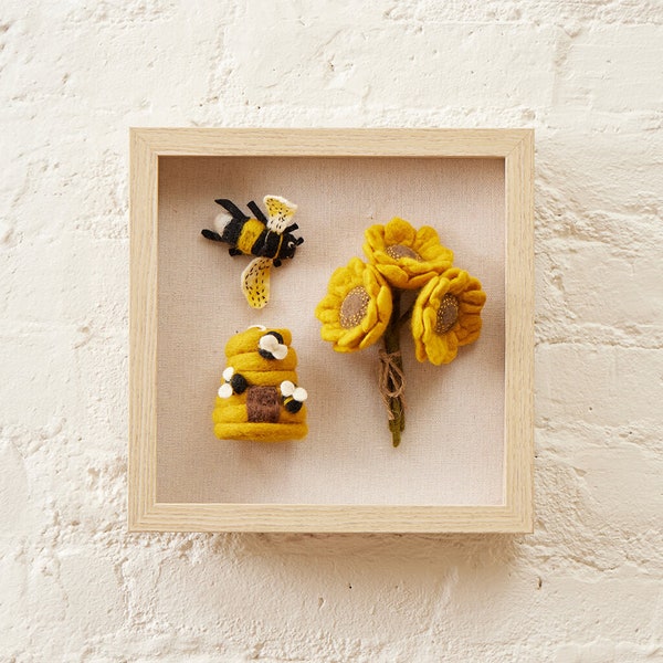 Bee Shadow Box - Etsy