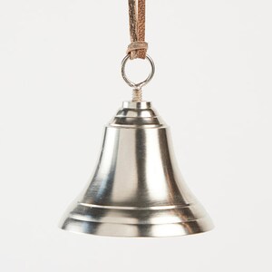 Small Traditional Bell Pewter, Hand-cast Metal Charm, Handmade ...