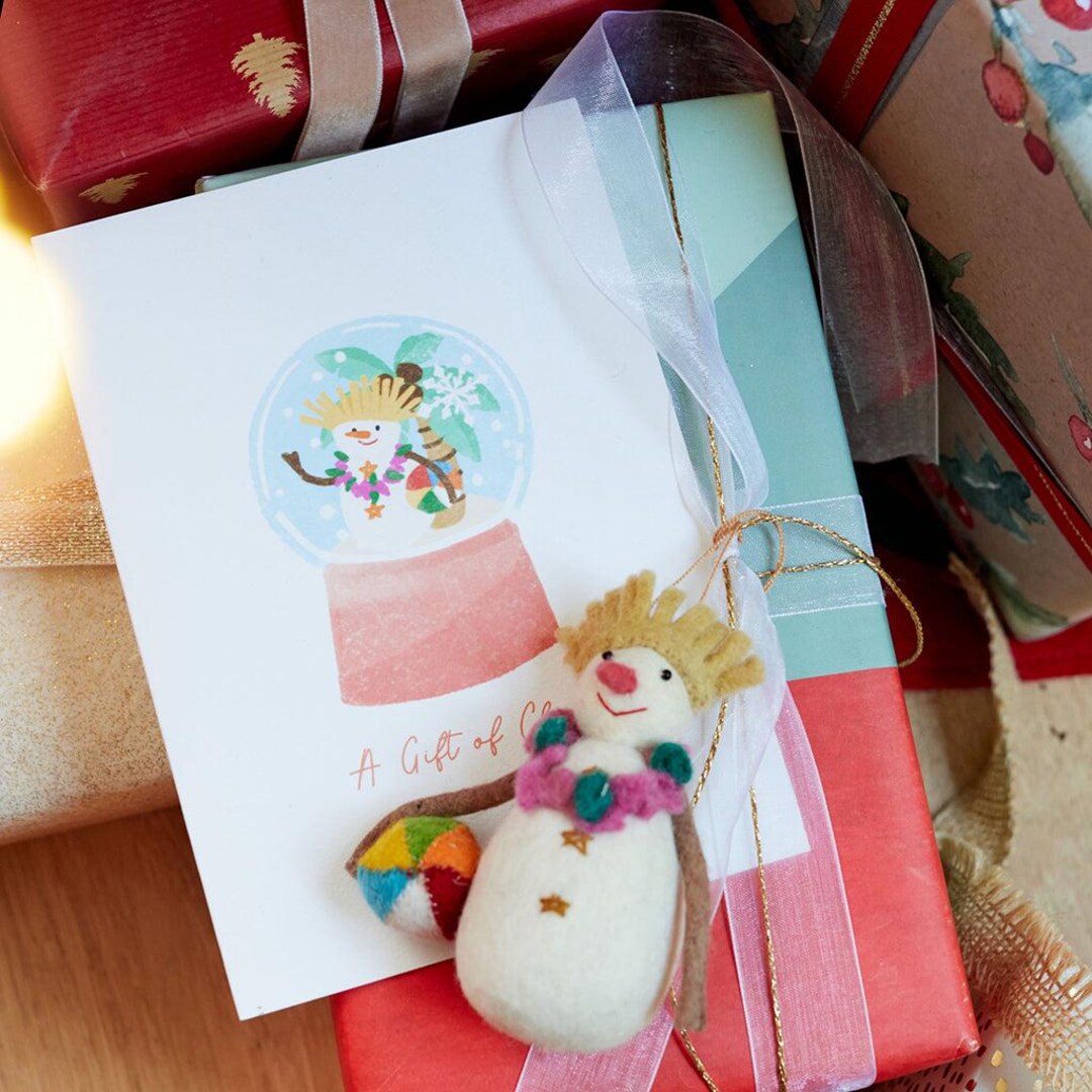 Snowman Cheer Greeting Card, Christmas Stationery, Holiday Note Cards ...