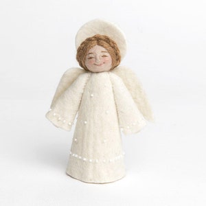 Holy Night Nativity Scene Light, Hand Felted Christmas Manger Charms ...