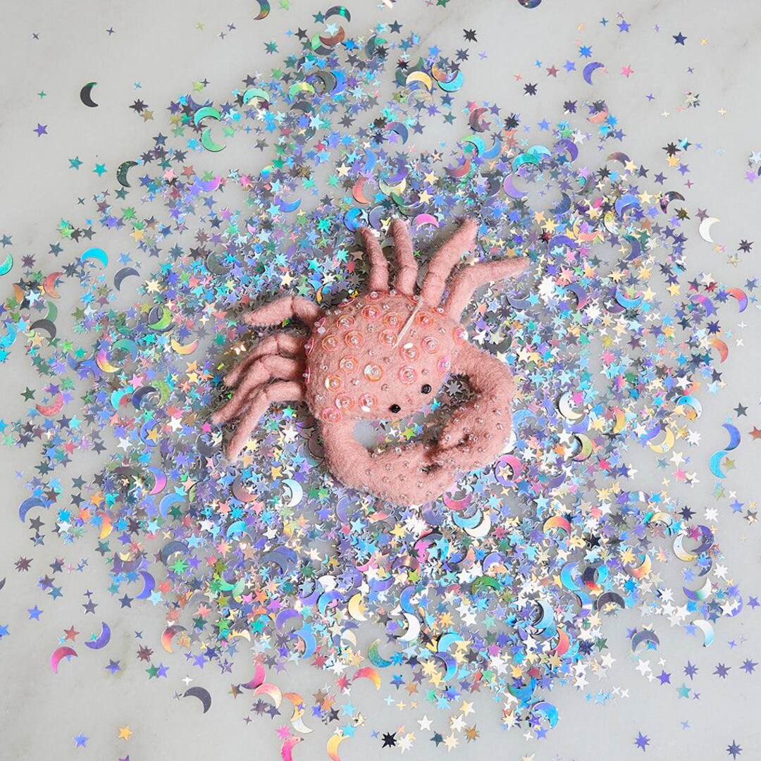 Cancer Zodiac, Hand Felted Astrological Sea Creature, Handmade ...