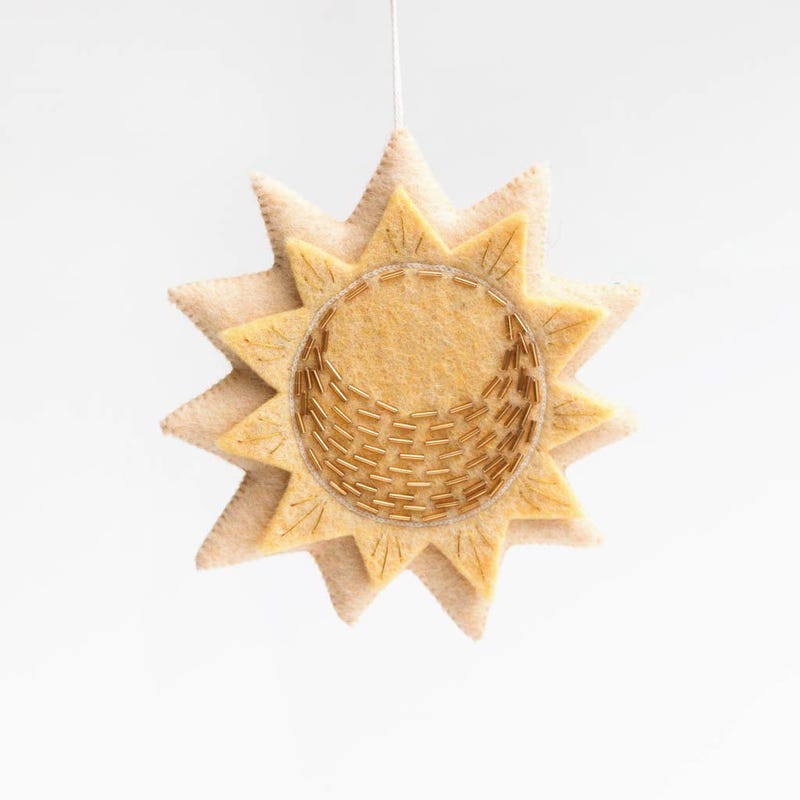 Felt Sun - Etsy
