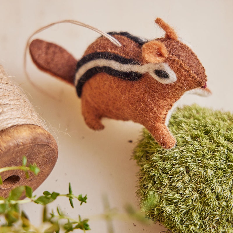 Chipmunk Ornament - Etsy