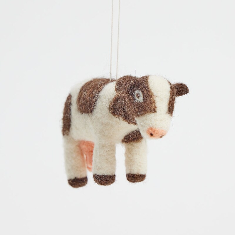 Needle Felted Cow - Etsy