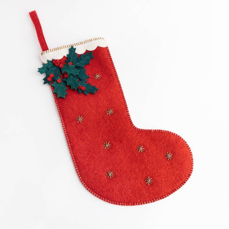 Felted Wool Stocking - Etsy