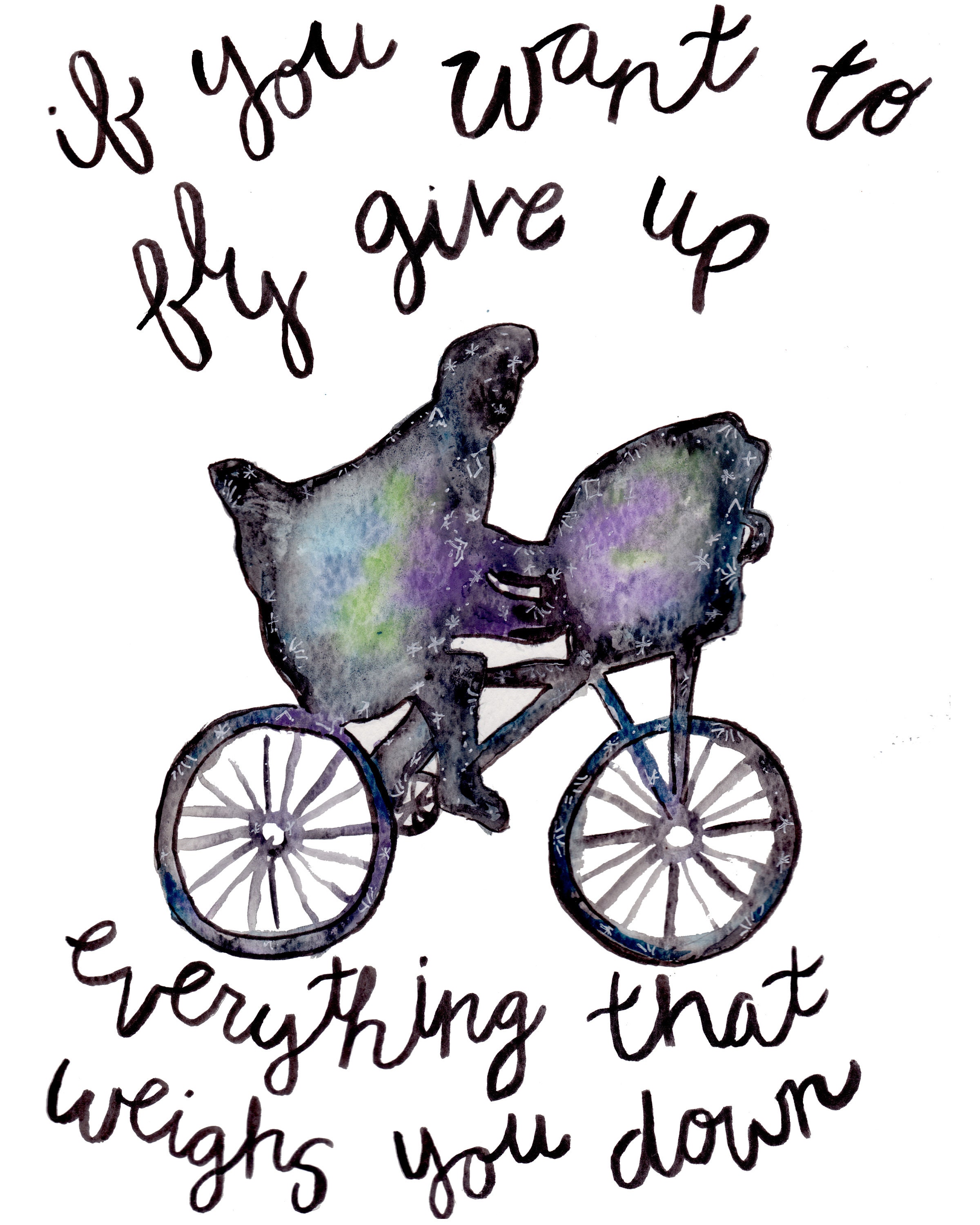ET Drawing / E.T. Painting / Life Quote / Motivational Quote / - Etsy