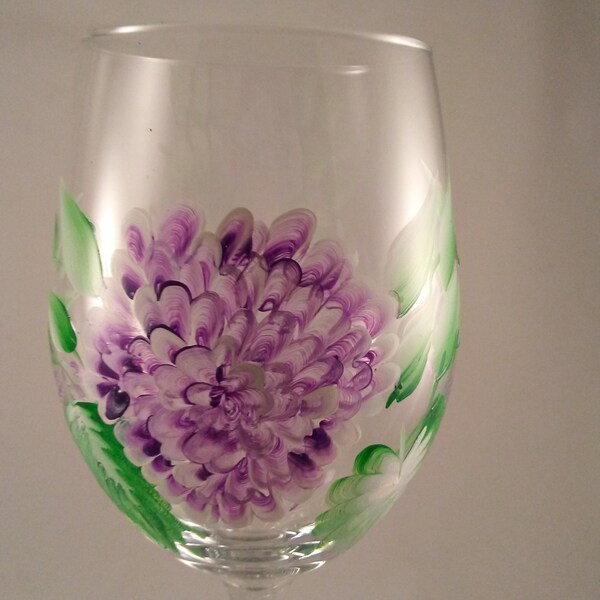 Painted Stem Glasses - Etsy
