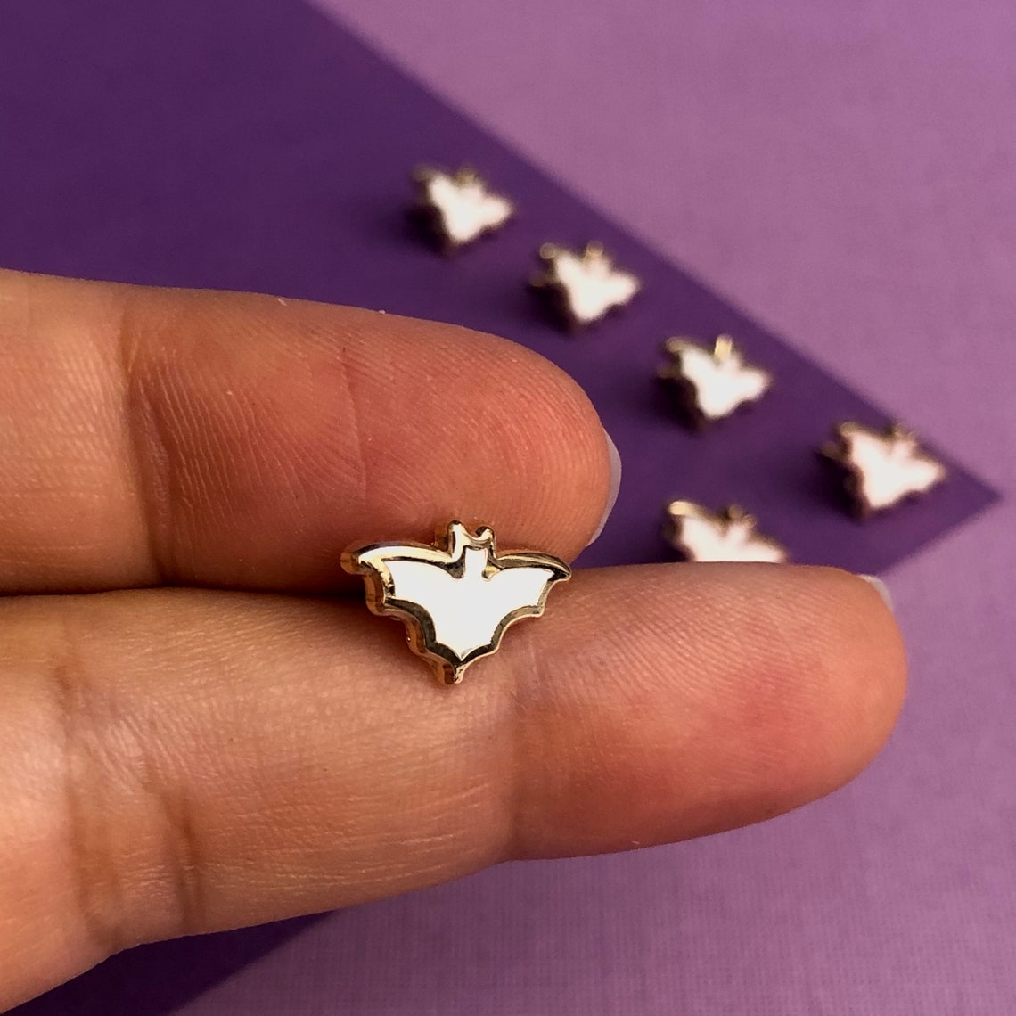 Mini Bat Filler Pin Hard Enamel Pin Badge Halloween Lapel - Etsy