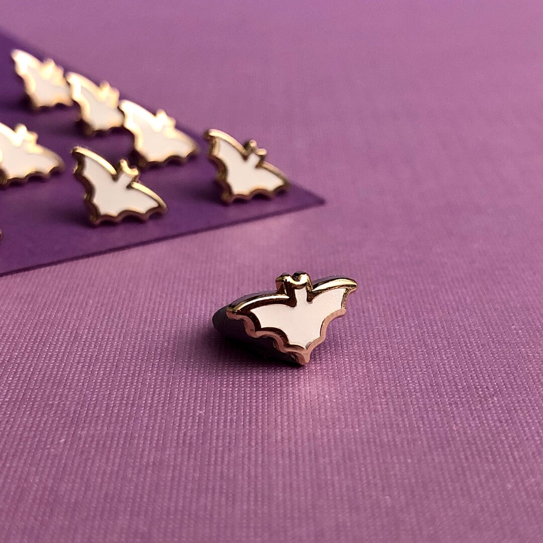 Mini Bat Filler Pin Hard Enamel Pin Badge Halloween Lapel - Etsy