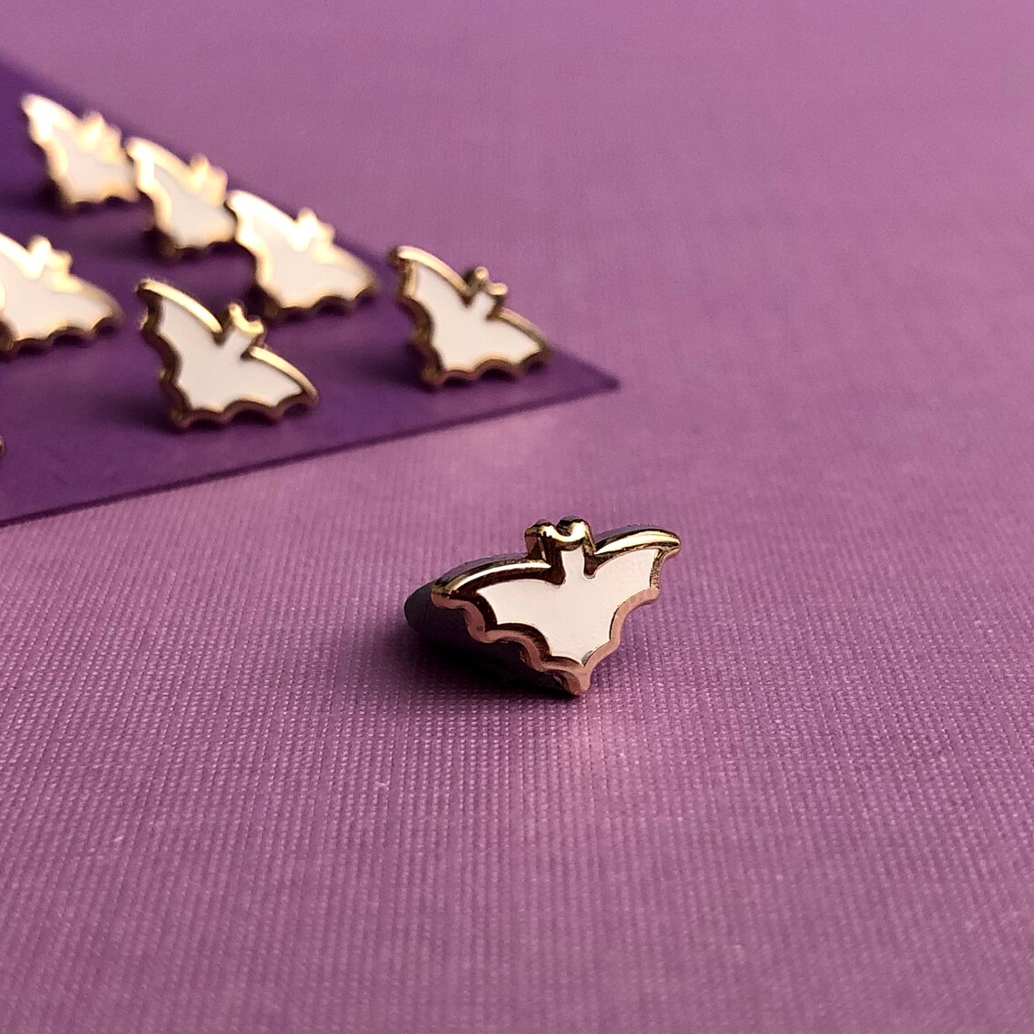 Mini Bat Filler Pin Hard Enamel Pin Badge Halloween Lapel | Etsy