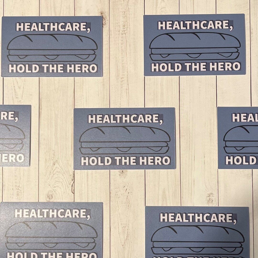 Healthcare Hero Vinyl Sticker - Etsy