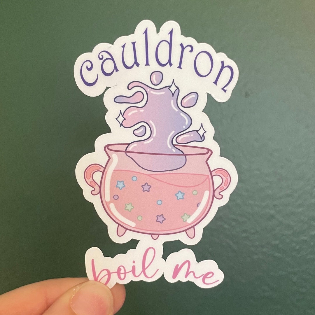 ACOTAR Cauldron Boil Me Water Resistant Sticker | ACOTAR Kindle Sticker ...