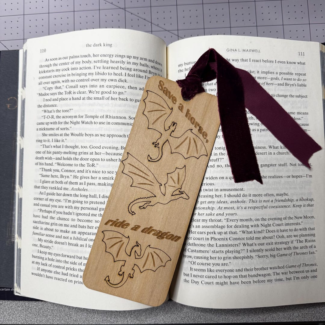 Engraved Bookmarks, Wooden Bookmark for Book Lovers, Wingleader Gift ...