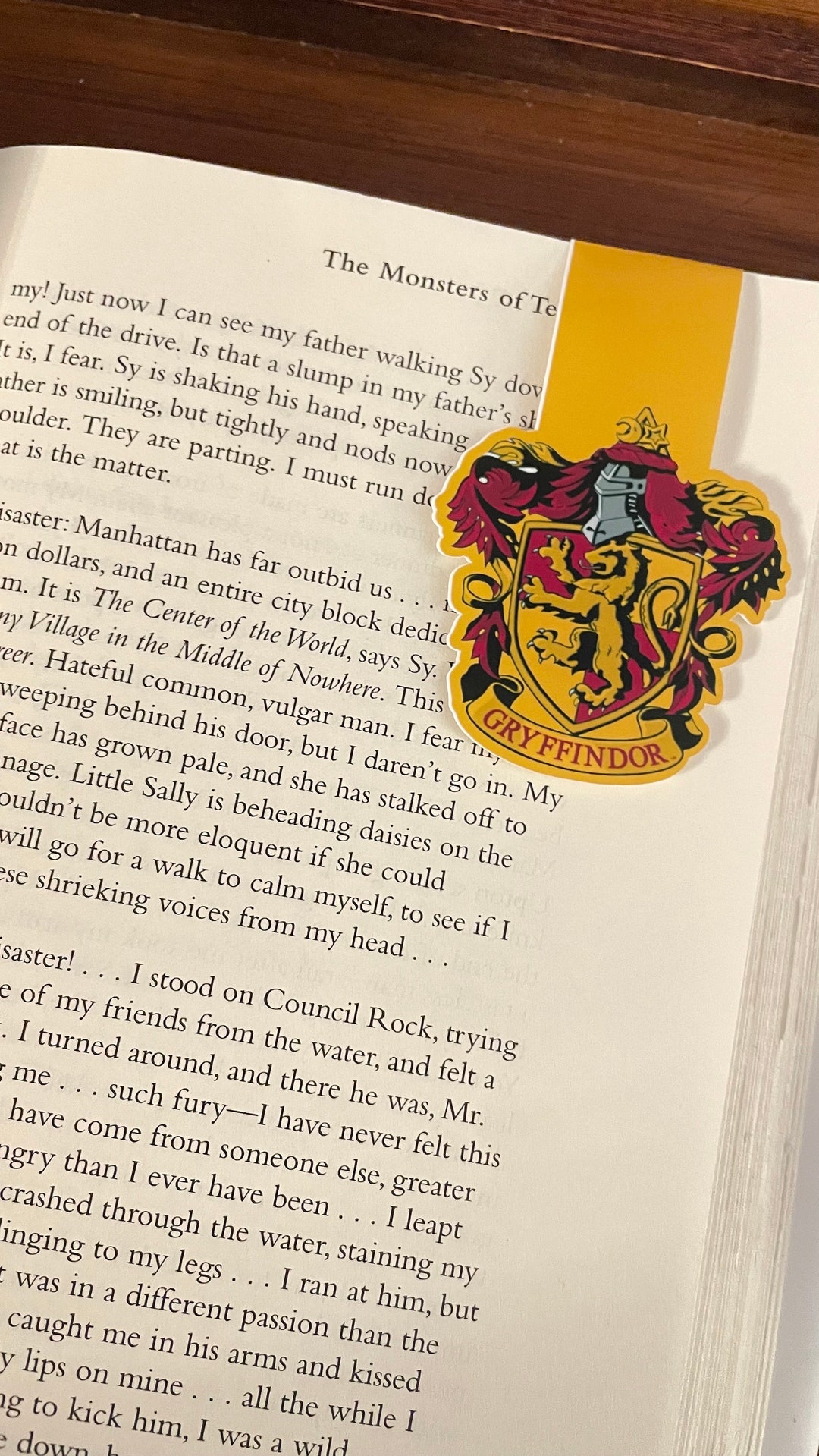 Harry Potter Gryffindor Magnetic Bookmark Cute Handmade Bookish Gift ...