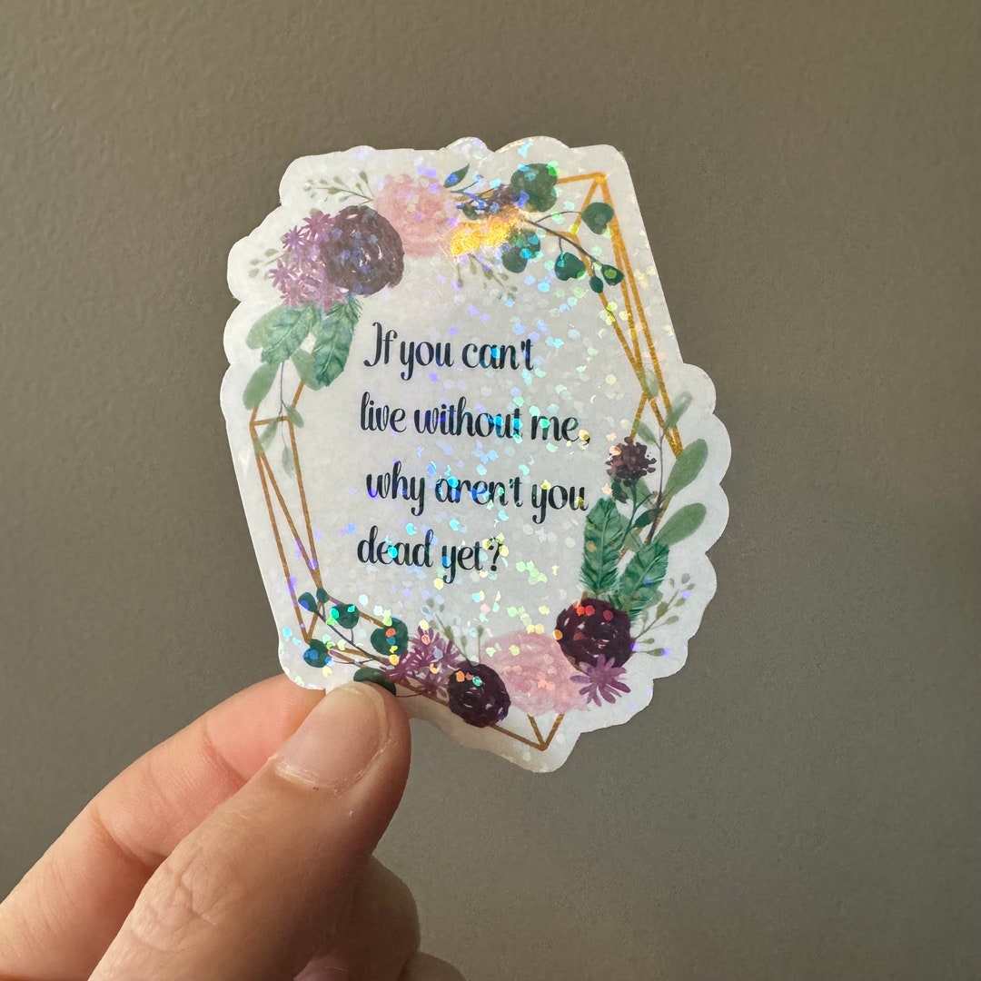 Crave Series Water Resistant Holographic Sticker | Katmere Academy ...