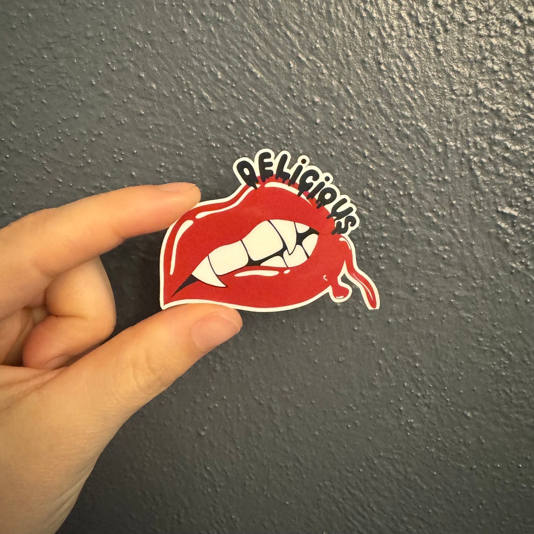 Vampire Sticker | Spicy Romance Sticker | Paranormal Book Lover Gift ...