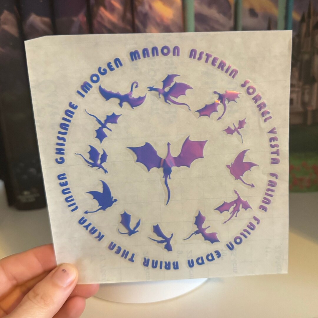 Throne of Glass the Thirteen Car Decal Manon Sticker Permanent Vinyl ...