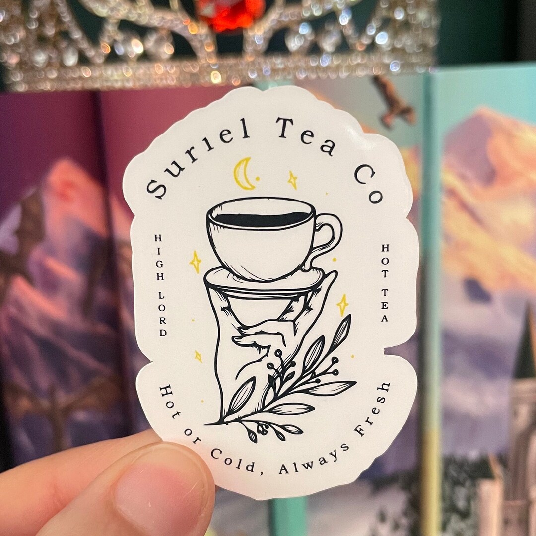 ACOTAR Suriel Tea Laminated Water Resistant Vinyl Sticker for Kindle ...