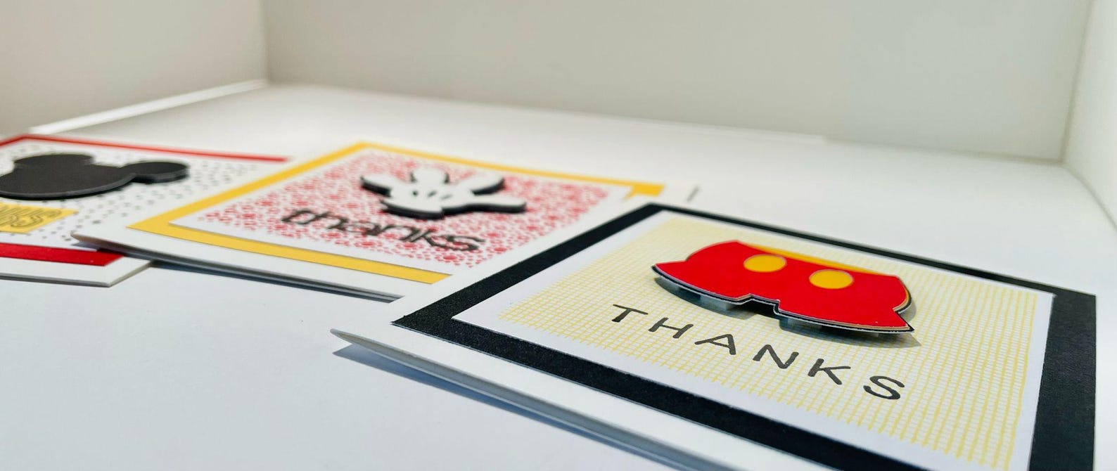 Mickey Mouse Mousekeeping Tip Envelopes - Mickey Mouse Thanks Card ...