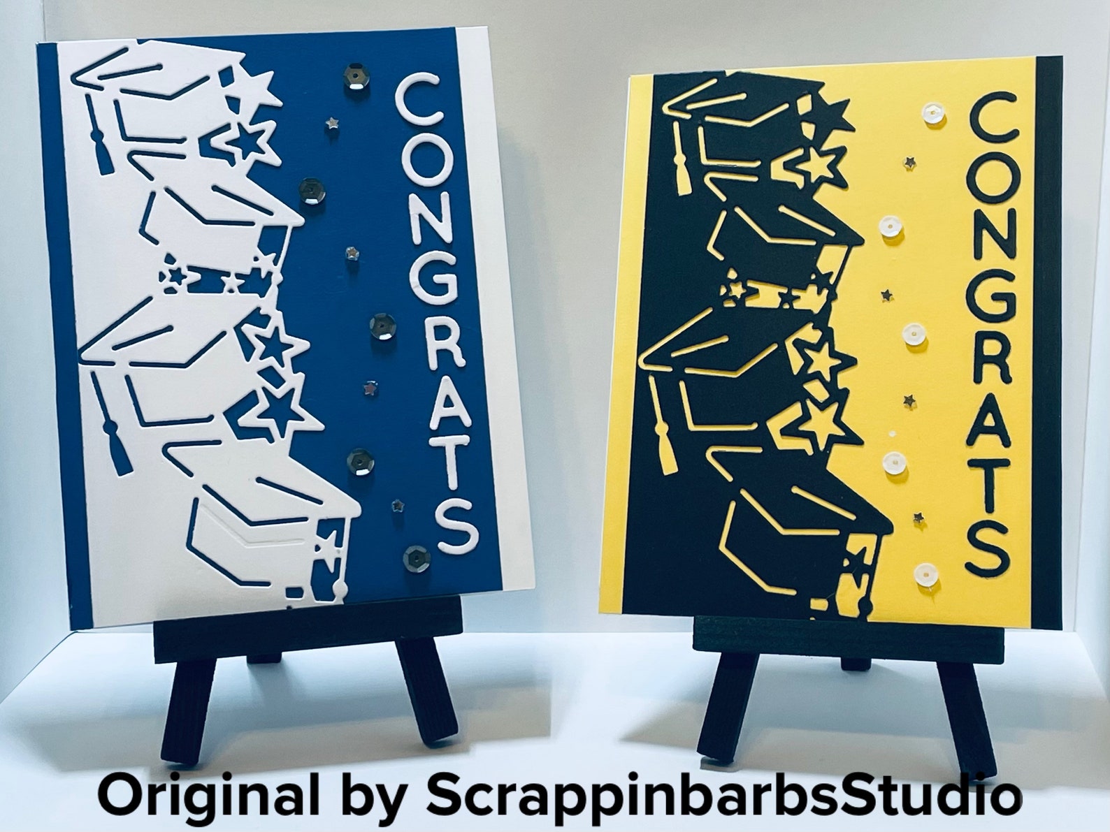 Congrats Graduation Card - School Color Grad Card - Grad Card ...