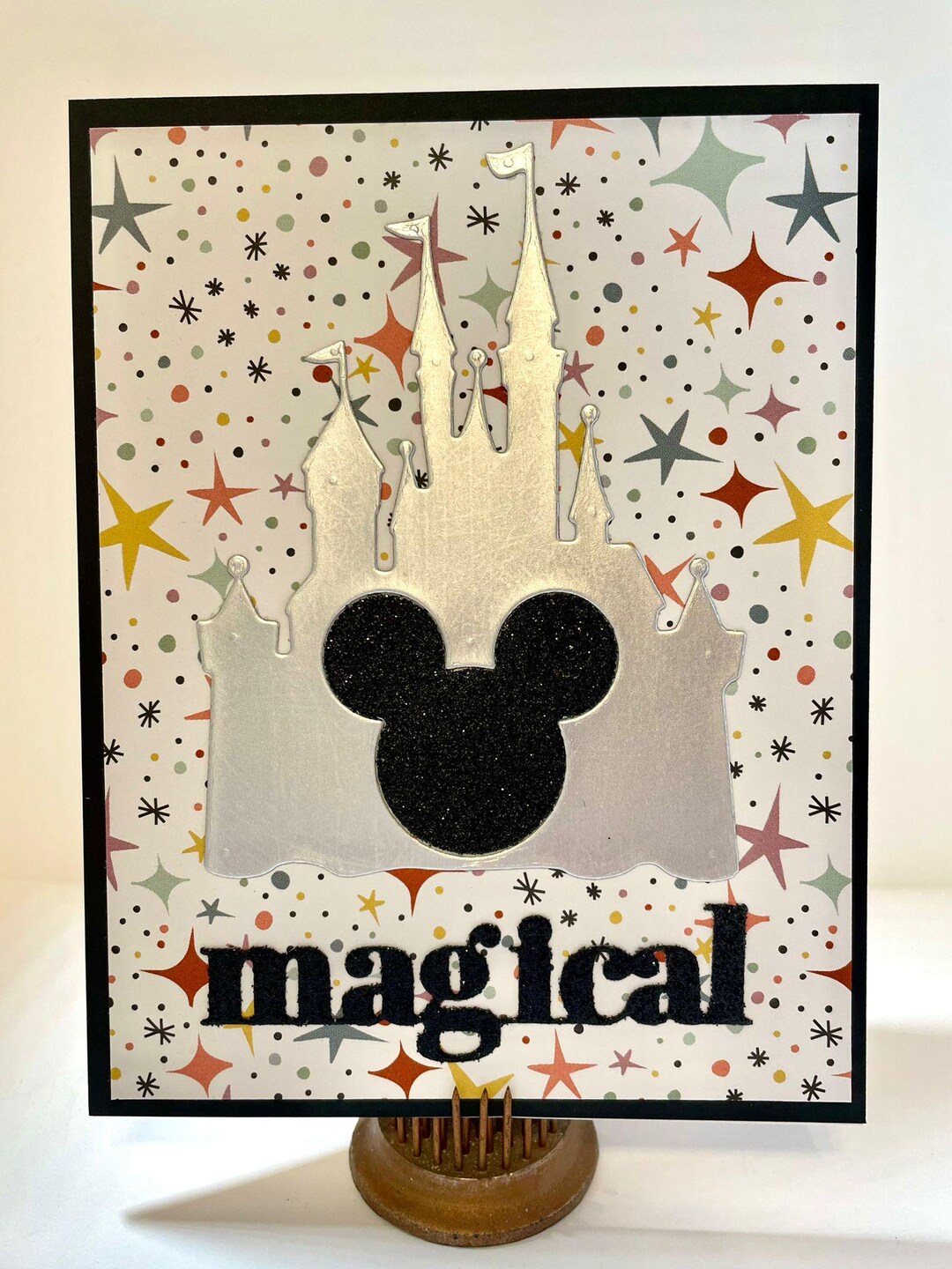 Disneyland Castle Card - Disney World Castle Card - Disney Inspired ...