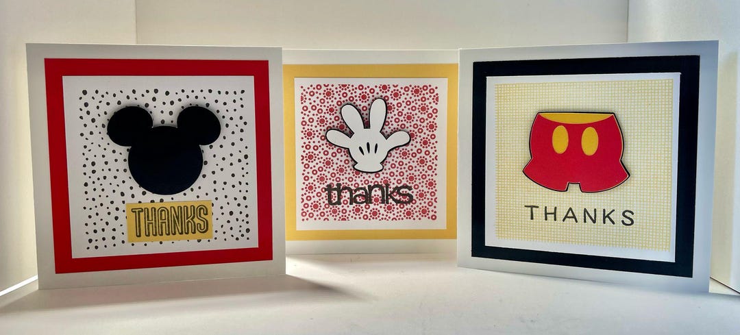 Mickey Mouse Mousekeeping Tip Envelopes - Mickey Mouse Thanks Card ...