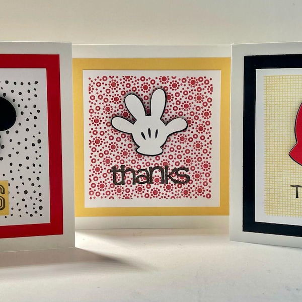 Mickey Mouse Tip Envelopes - Etsy