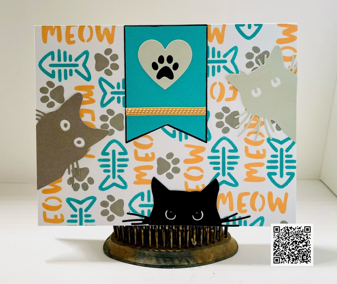 All Occasion Cat Card - Friendship Cat Card - Thinking of You Cat Card ...