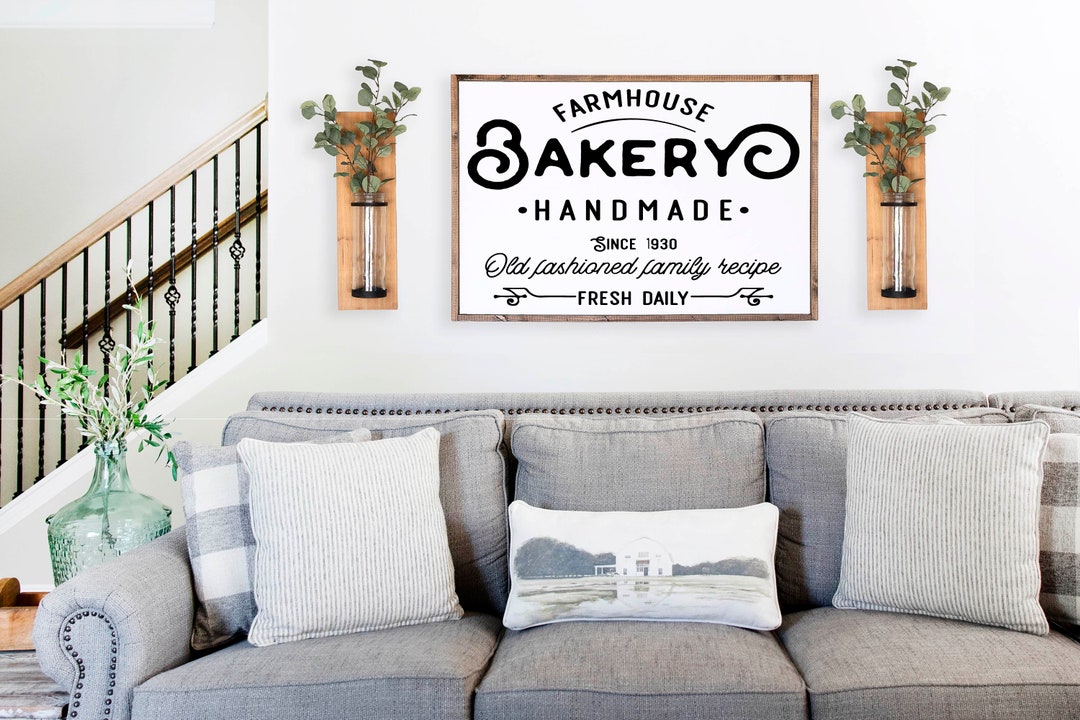 Farmhouse Bakery Sign, Bakery Sign, Bakery Wall Decor, Bakery Farm Sign ...