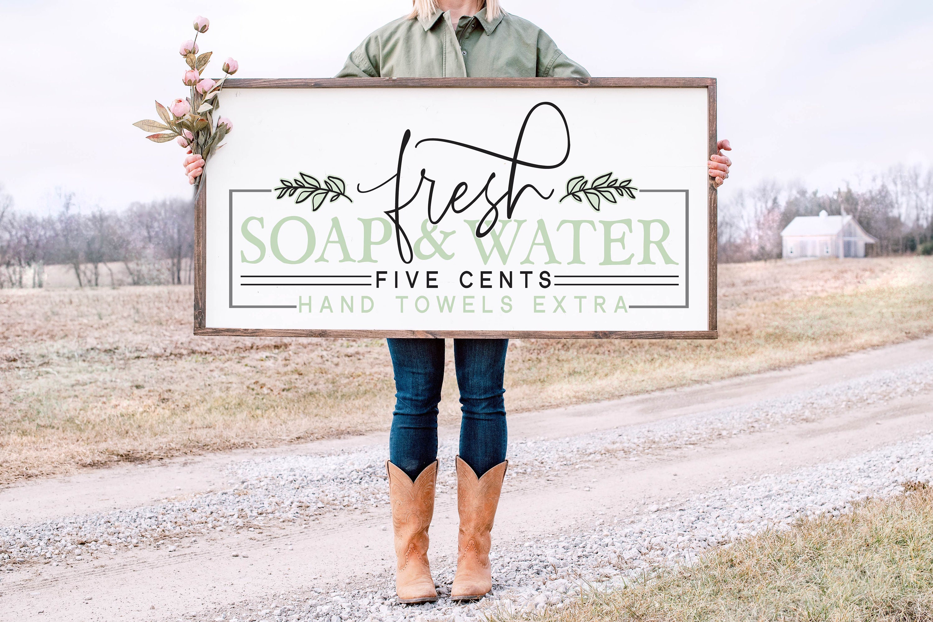 Fresh Soap & Water Sign, Wood Soap Sign, Soap Shop Sign, Soap Wall ...