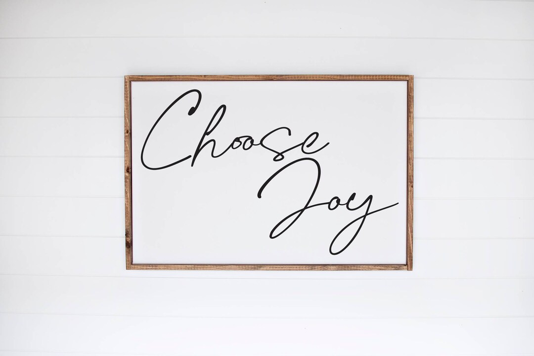 Choose Joy Sign, Joy Sign, Wood Choose Joy Decor, Wood Joy Sign, Choose ...