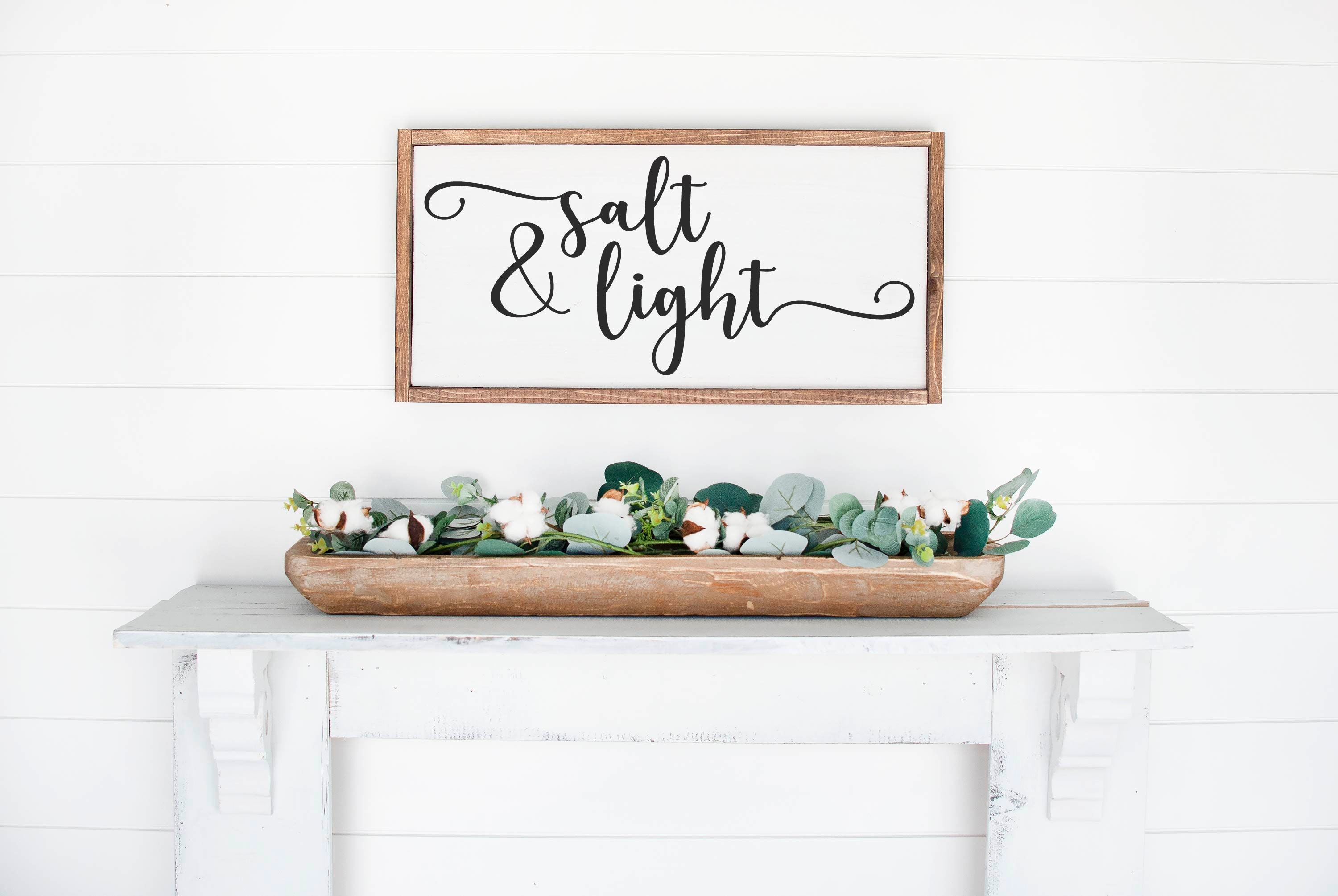 Salt and Light Sign, Salt and Light Sign, Salt and Light Wall Decor ...