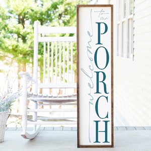 Welcome to Our Porch Sign, Porch Wall Decor, Porch Wall Sign, Porch ...