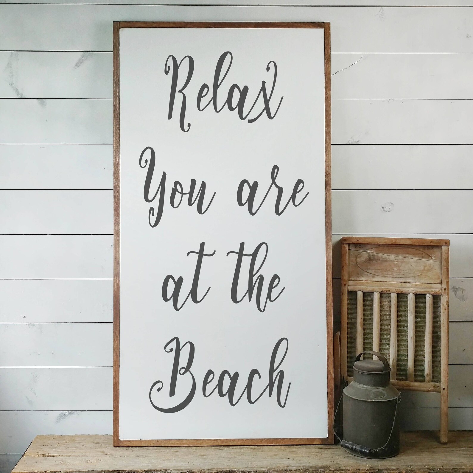 Beach House Sign FREE SHIPPING Relax Beach Sign Beach Sign - Etsy