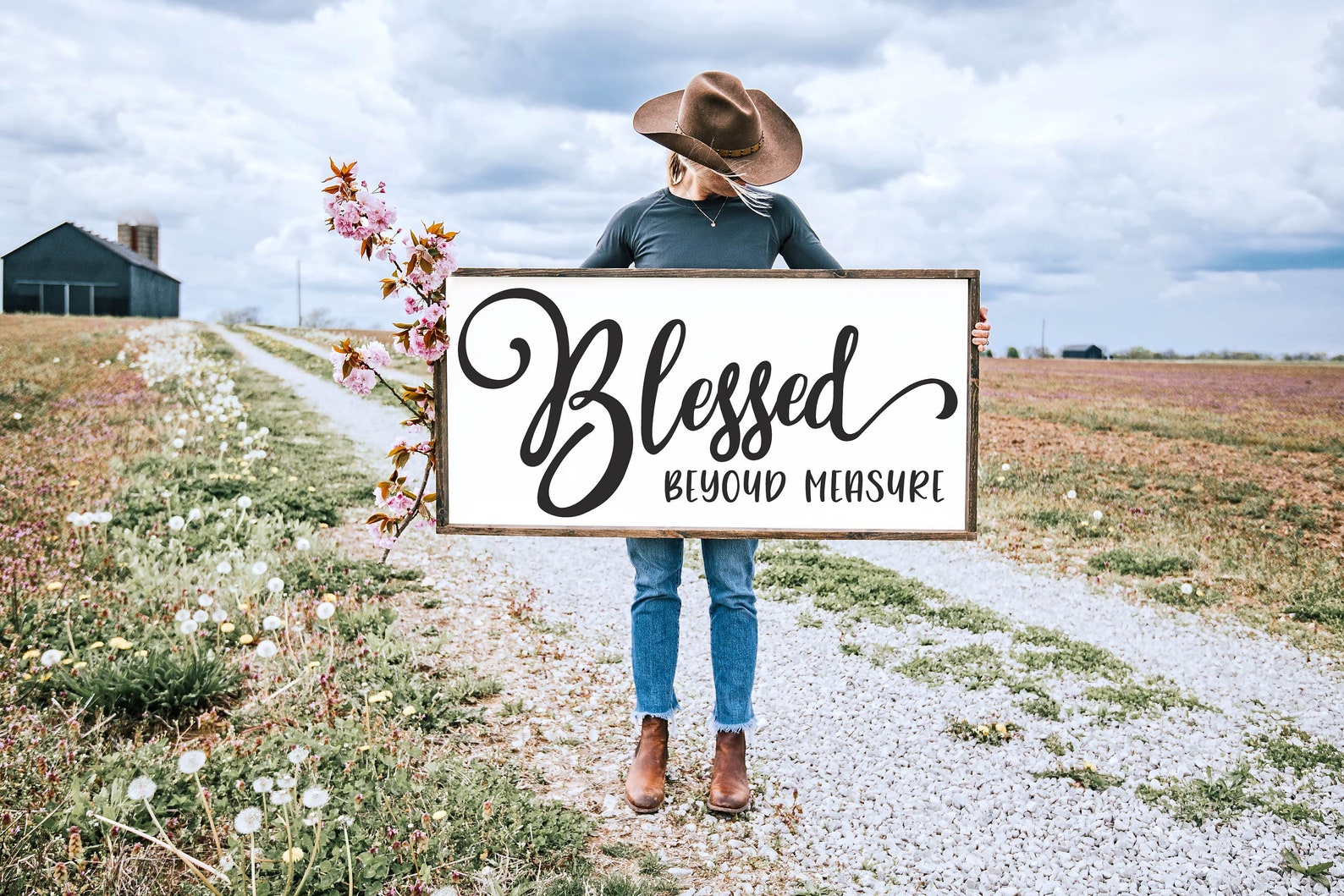 Blessed Beyond Measure Sign, Blessed Sign, Blessed Wall Decor, Blessed ...