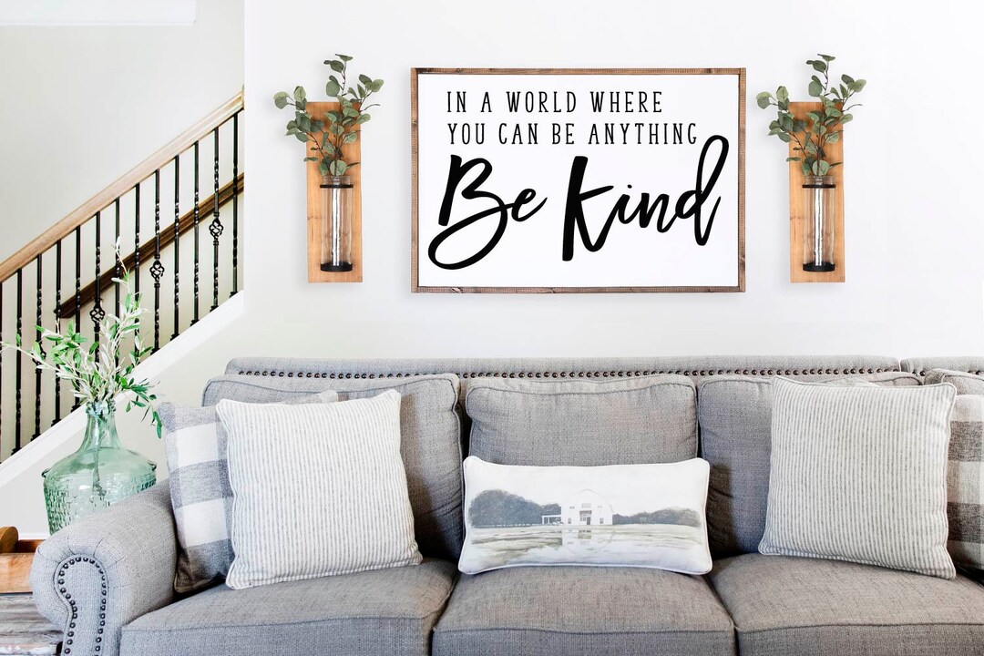 Be Kind Sign, Wood Be Kind Sign, Be Kind Decor, Jesus Be Kind Sign ...