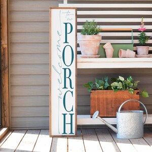 Welcome to Our Porch Sign, Porch Wall Decor, Porch Wall Sign, Porch ...