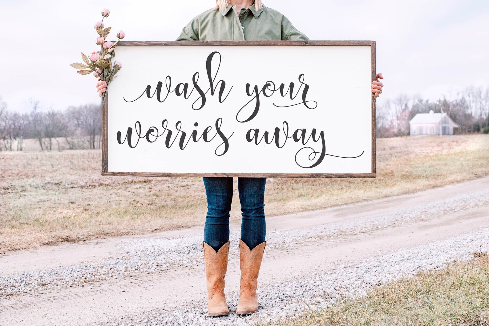 Wash Your Worries Away Sign Wood Wash Your Worries Away Sign - Etsy