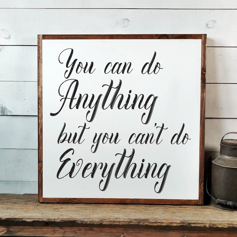 You Can Do Anything Sign FREE SHIPPING You Can Do Anything - Etsy