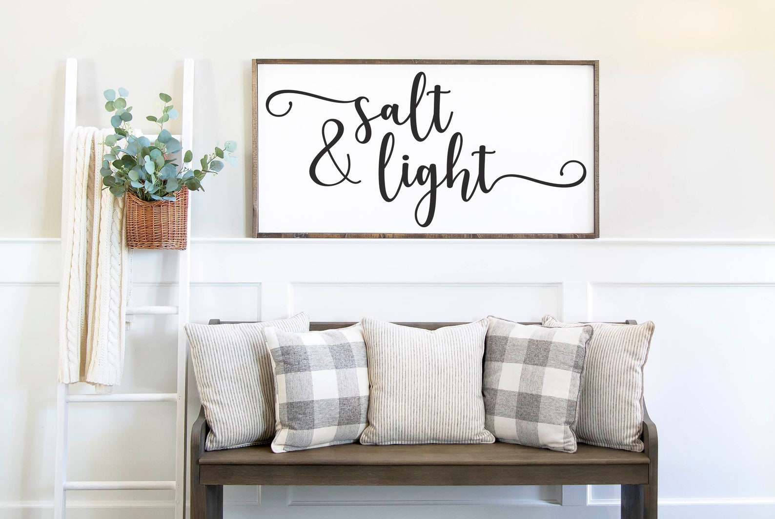 Salt and Light Sign, Salt and Light Sign, Salt and Light Wall Decor ...