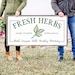 Fresh Herbs Sign, Wood Fresh Herbs Sign, Fresh Herbs Sign, Fresh Herbs ...