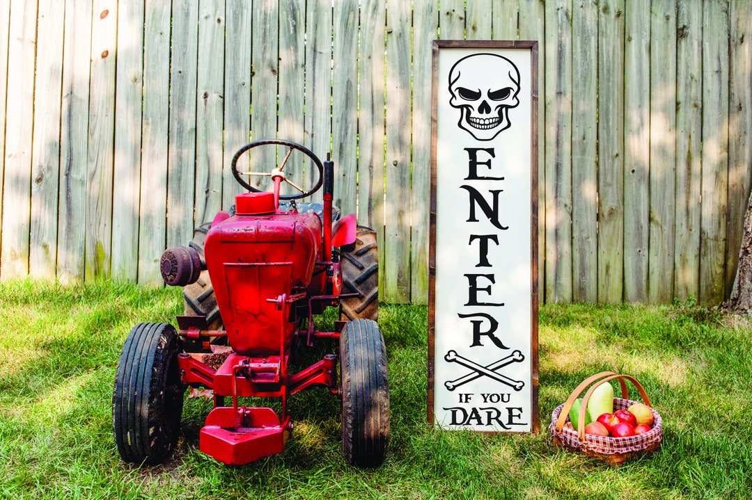 Enter If You Dare Sign, Home Sign, Home Decor, Home Wall Decor, Home ...