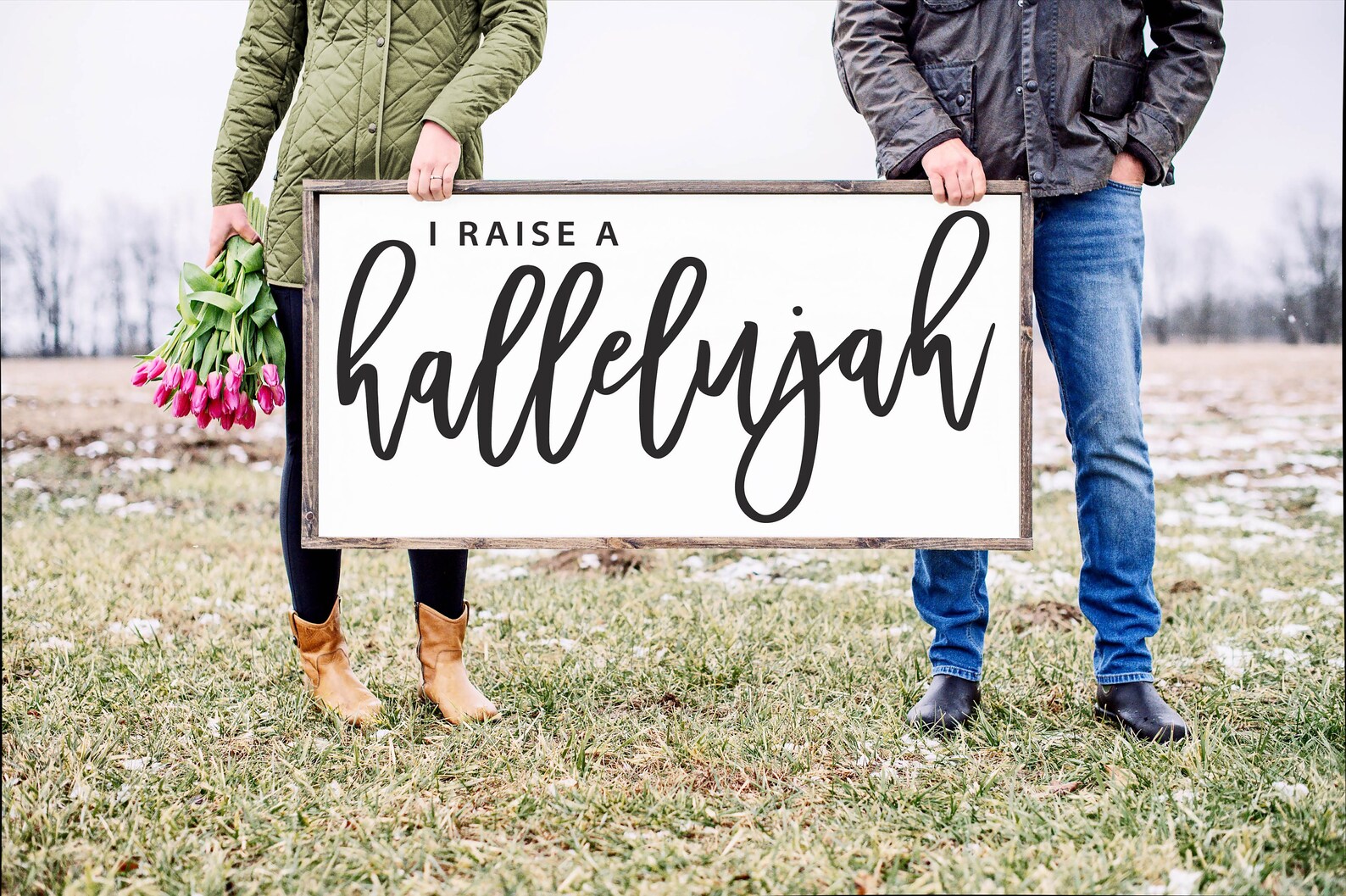 I Raise Hallelujah Sign, Hallelujah Sign, Hallelujah Wall Decor ...