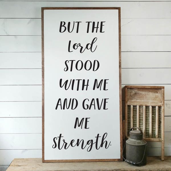Lord Stood With Me - Etsy