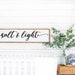 Salt & Light Sign Wood Salt and Light Wall Decor Salt and - Etsy
