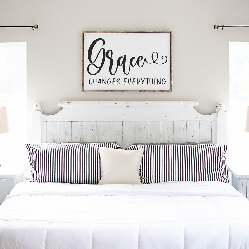 Wooden Grace Sign - Etsy