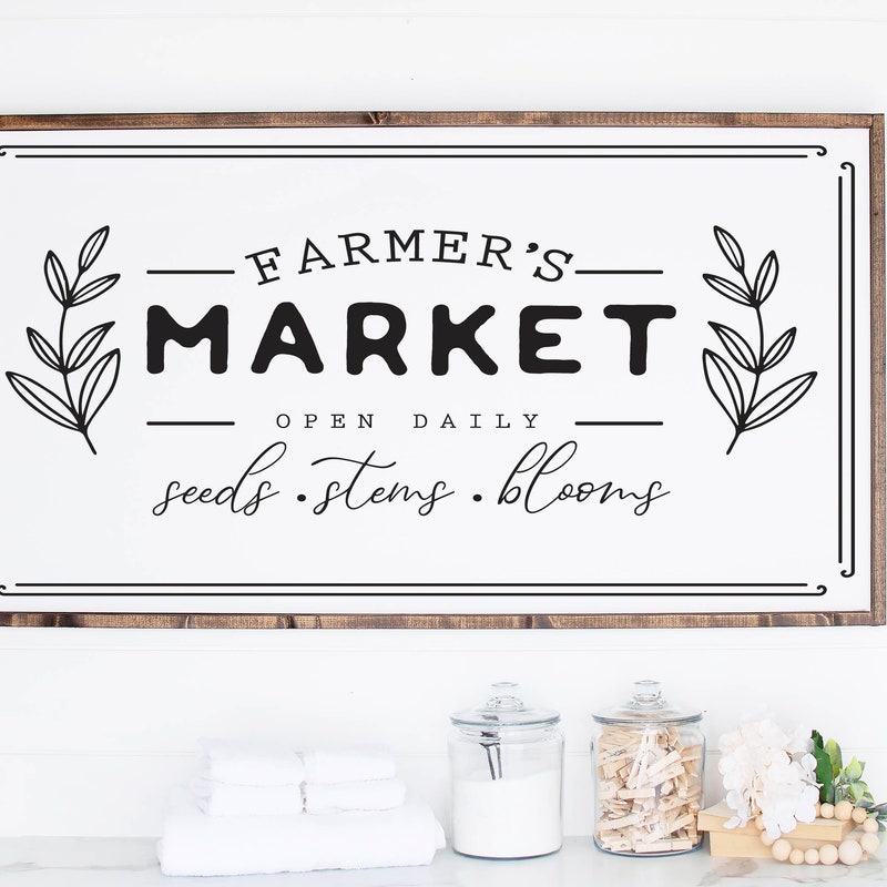 Farmer Market Sign Large - Etsy