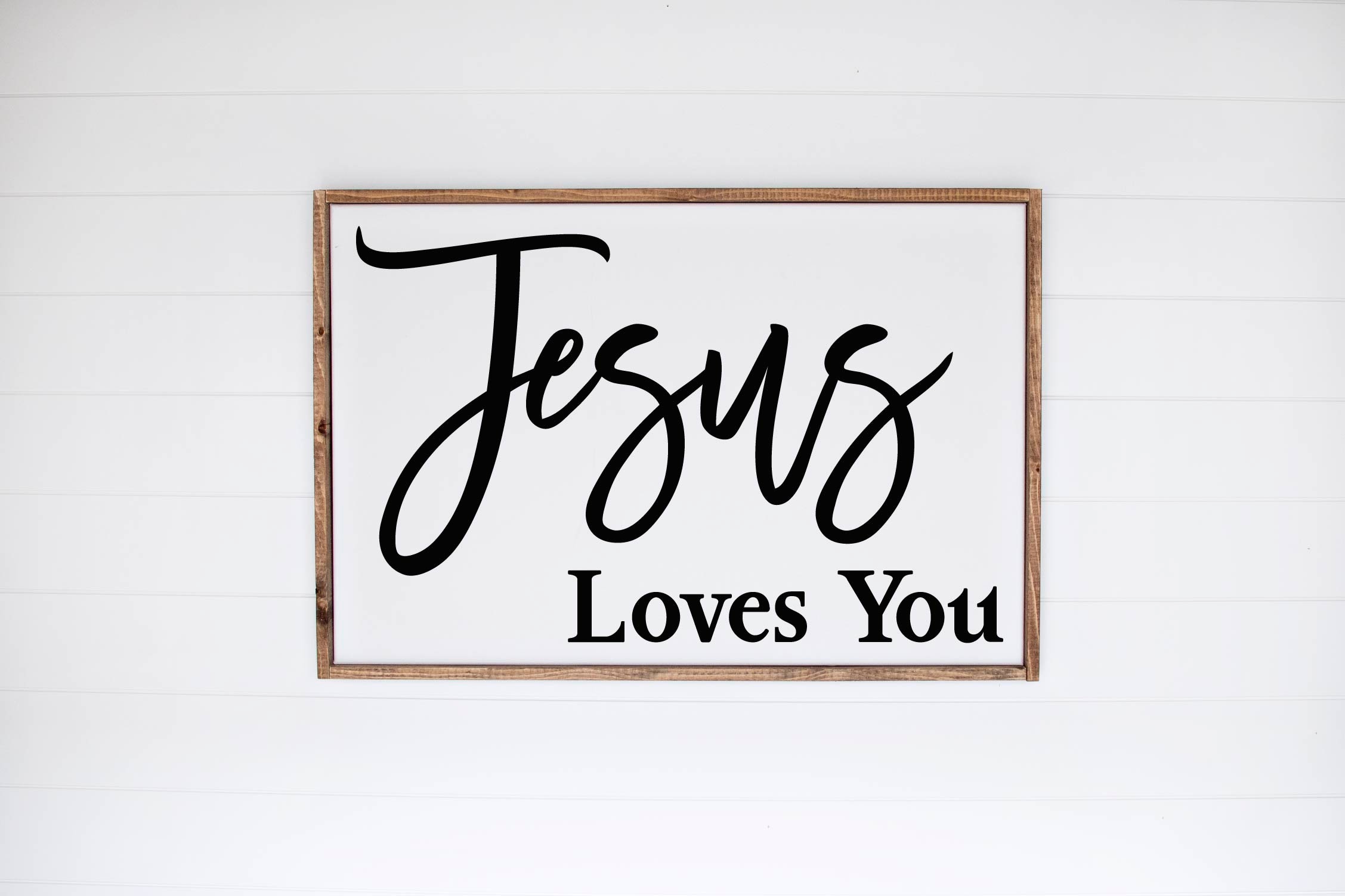 Jesus Loves You Sign Wood Jesus Sign Jesus Decor Jesus Wall - Etsy