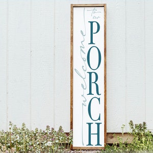 Welcome to Our Porch Sign, Porch Wall Decor, Porch Wall Sign, Porch ...